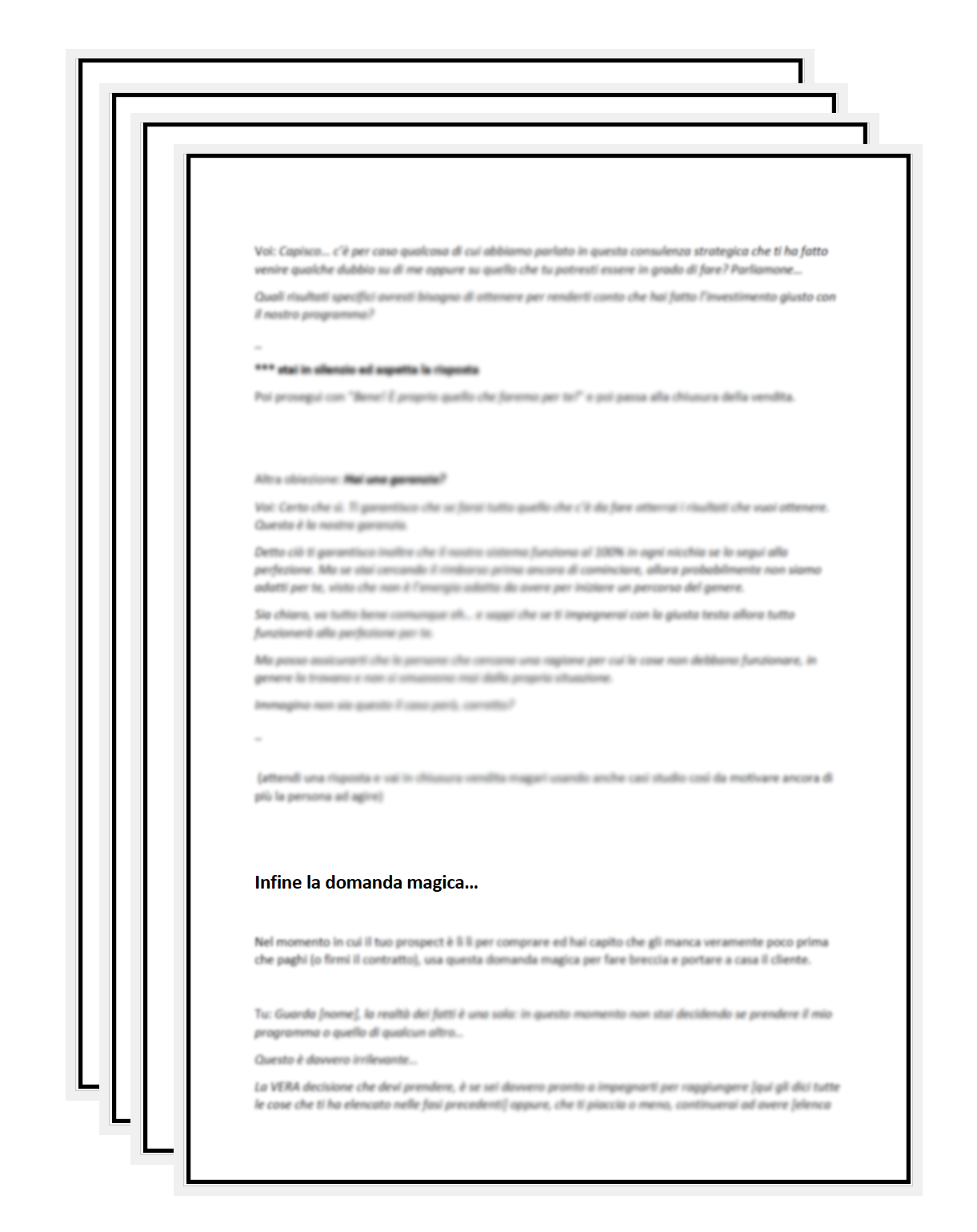 “Scarica GRATIS Lo Script Di Vendita Super SellingX di 30 Pagine